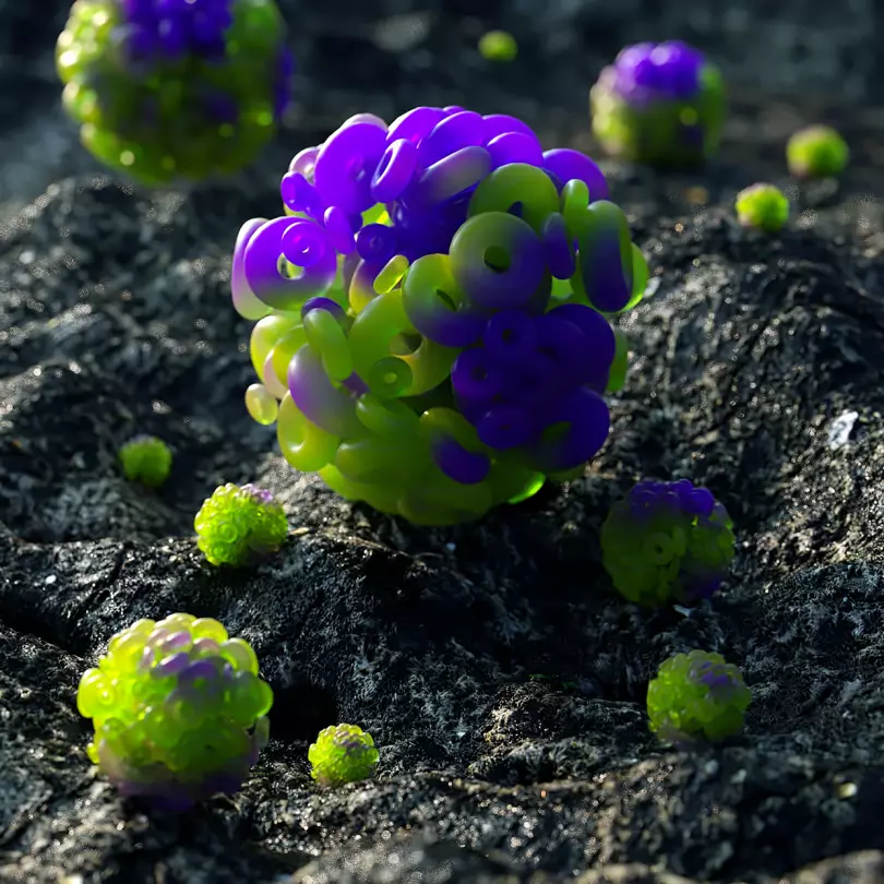 Citplanētiešu ziedi, augi un kristalizēti ieži, ko iedomājies digitālais mākslinieks Deivids Brodērs 4444_8