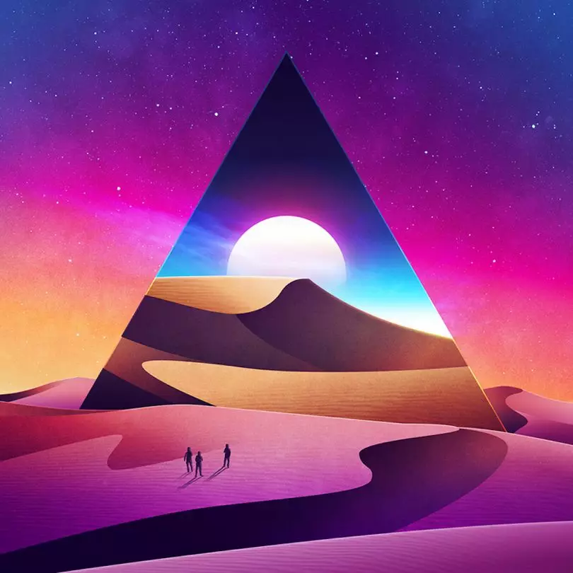 NeoWave: Abstract landscapes and giant monuments inspired by science fiction 4445_2