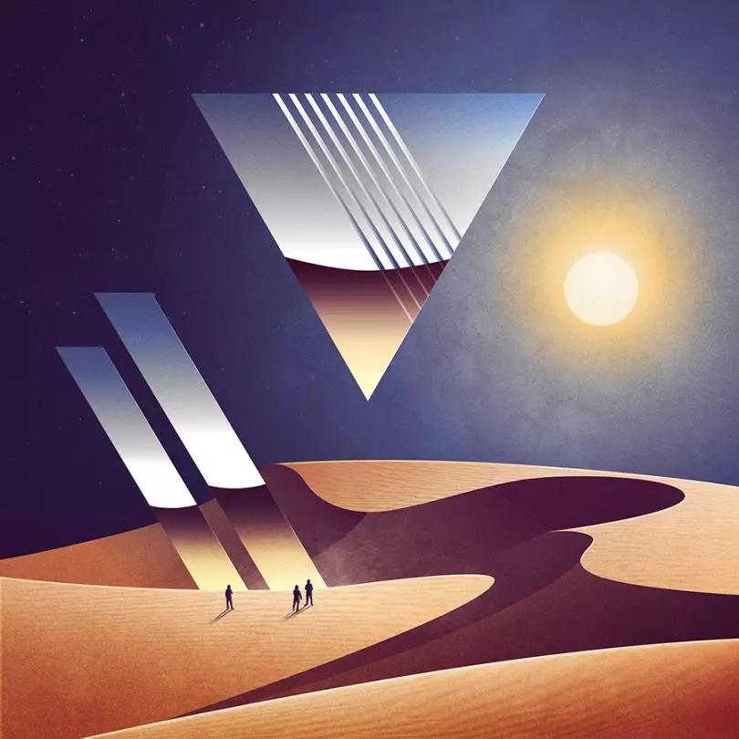 NeoWave: Abstract landscapes and giant monuments inspired by science fiction 4445_4