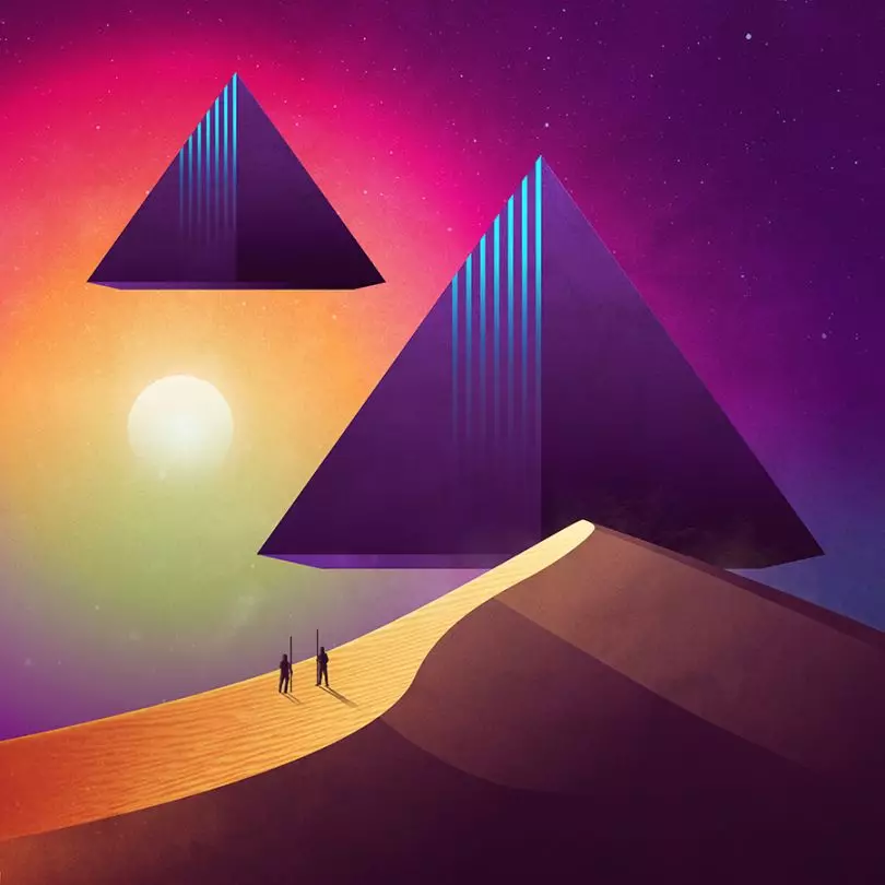 NeoWave: Abstract landscapes and giant monuments inspired by science fiction 4445_5