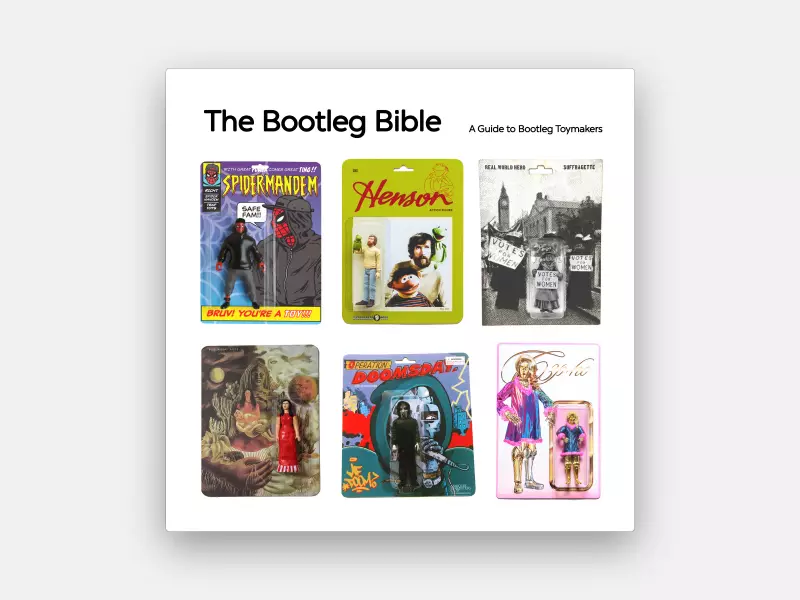 The Bootleg Bible е вкусно нурне во производството на играчки за бутлег ширум светот