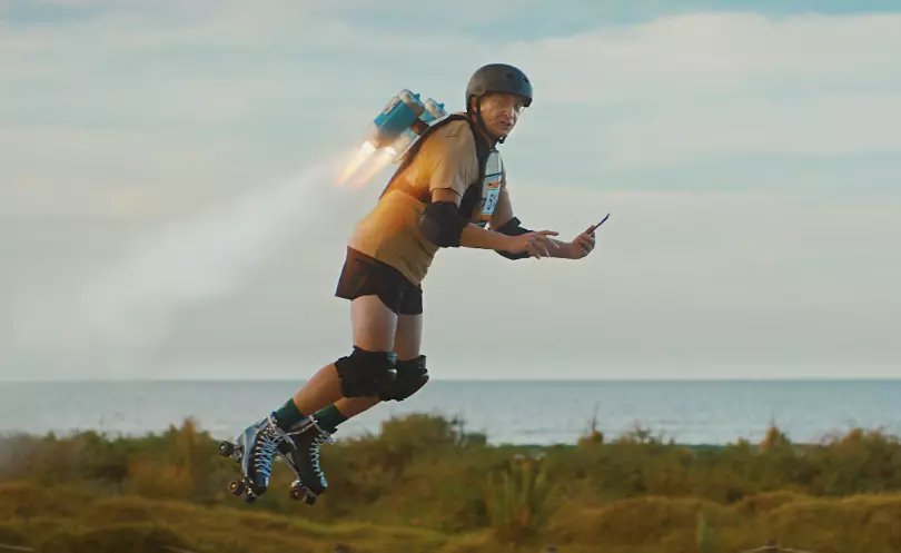 Rhys Darby van Flight of the Conchords trekt een jetpack aan in een nieuwe campagne voor Xero 4504_1