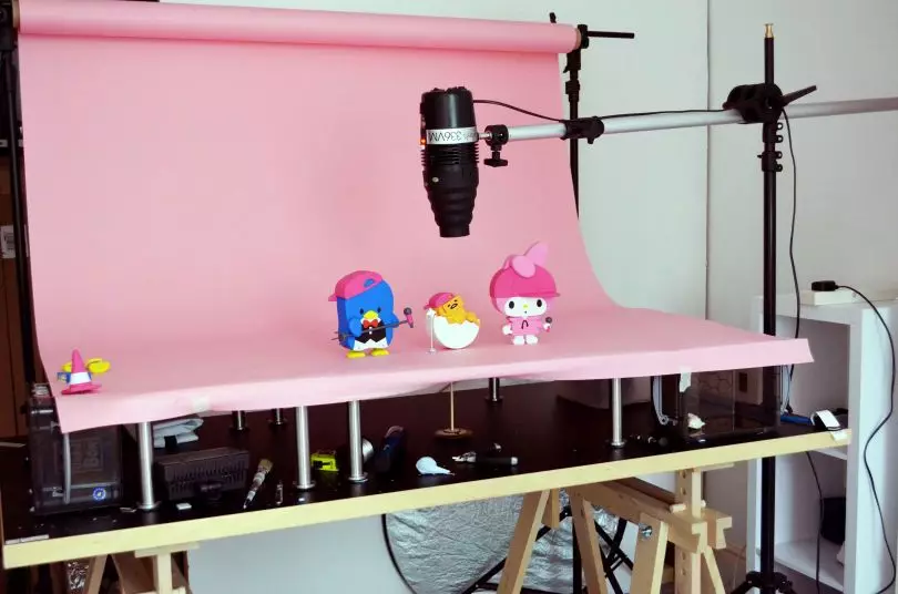 Jaukā koka stop-motion animācijā ir iekļauta Hello Kitty un draugi 4544_1