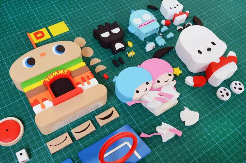 Oulike hout stop motion animasie funksies Hello Kitty en vriende 4544_3