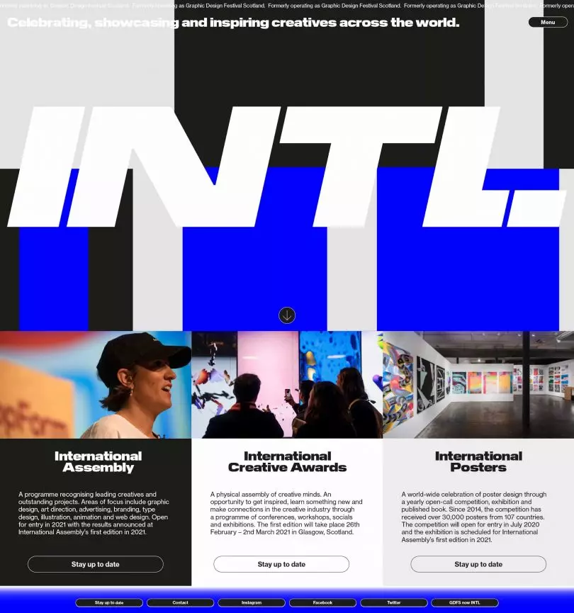 Το Graphic Design Festival Scotland επανακυκλοφορεί ως INTL με εντυπωσιακά νέα λογότυπα και σχέδια ταυτότητας 4582_5