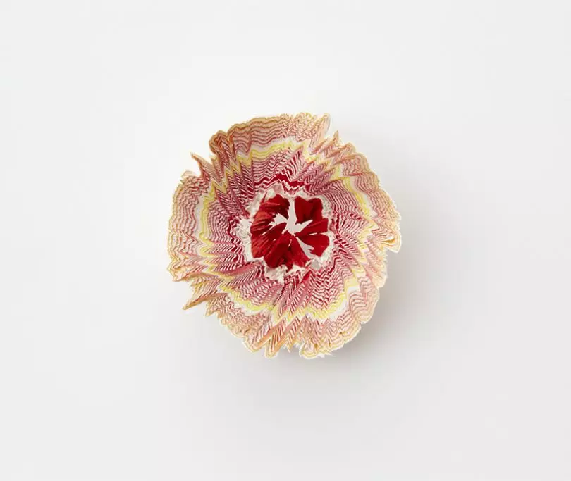 Popierinės gėlės: stulbinantys žiedlapių meno kūriniai, sukurti iš popieriaus drožlių 4692_5