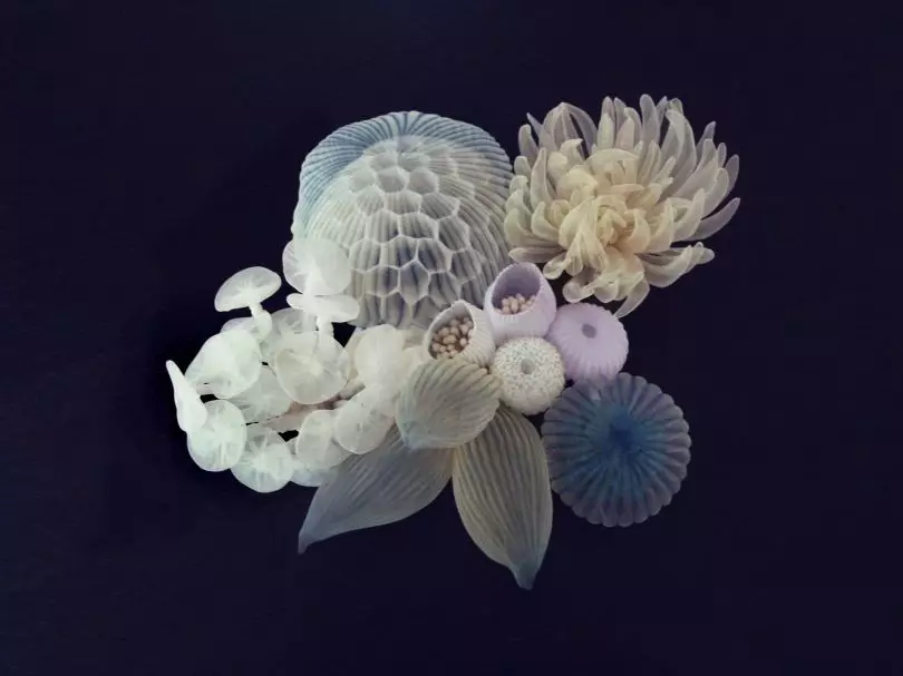 Novas pezas vestibles inspiradas en criaturas mariñas e arrecifes de coral de Mariko Kusumoto 470_12