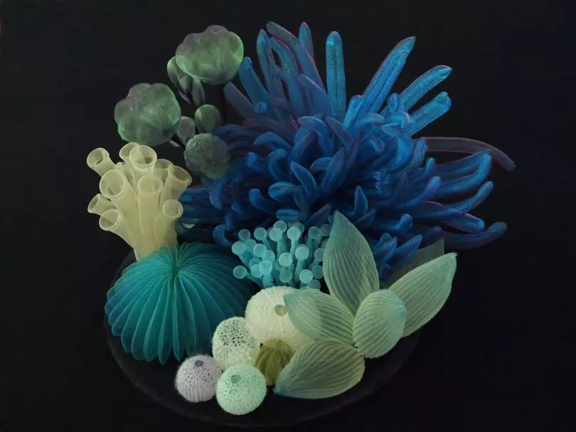 Novas pezas vestibles inspiradas en criaturas mariñas e arrecifes de coral de Mariko Kusumoto 470_7