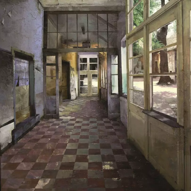 Assombrosas pinturas fotorrealistas de edifícios abandonados por Matteo Massagrande 4728_9