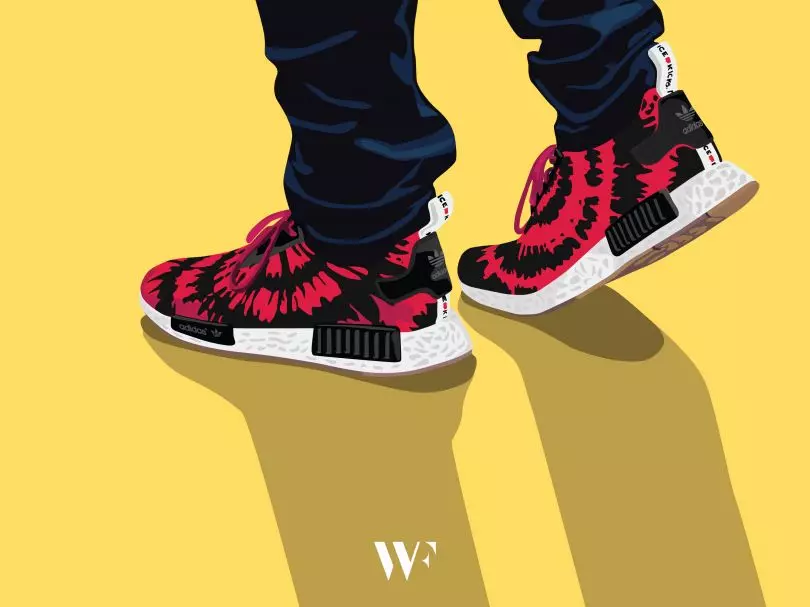 Ilustrator Stanley Wong resep sapatu sneakers di jalan-jalan di Hong Kong 4790_2