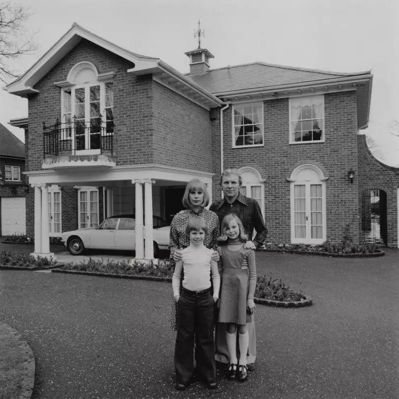 Christina ('Tina') Moore (née Dean); Dean Moore; Bobby Moore; Roberta Moore by Terry O'Neill, c. 1975 © Iconic Images/Terry O’Neill