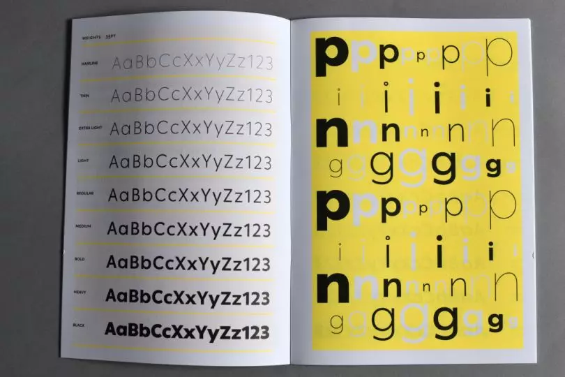 Typotheque lance Ping, une typographie 