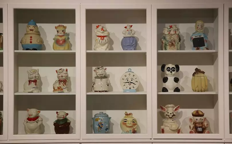 Magnificent Obsessions: De Kënschtler als Collector, dem Andy Warhol seng Cookie Jar Sammlung. Foto vum Peter McDiarmid