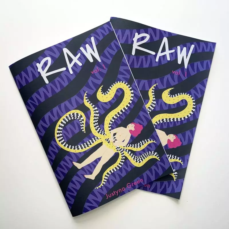 Justyna Green comparte a súa viaxe sobre a endometriose en Raw, un novo fanzine que espera axudar a outras mulleres