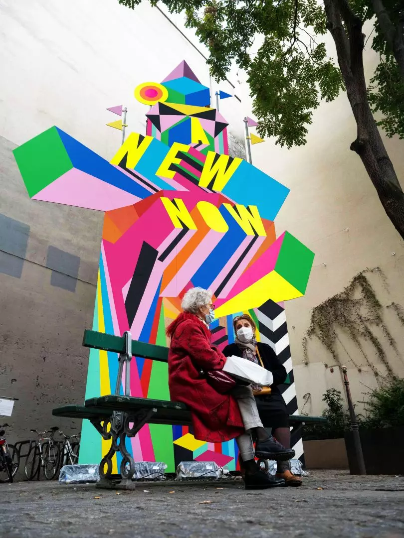 Morag Myerscough ची नवीनतम स्ट्रीट इन्स्टॉलेशन पॅरिसवासियांना भविष्यासाठी आशा देईल 4905_3