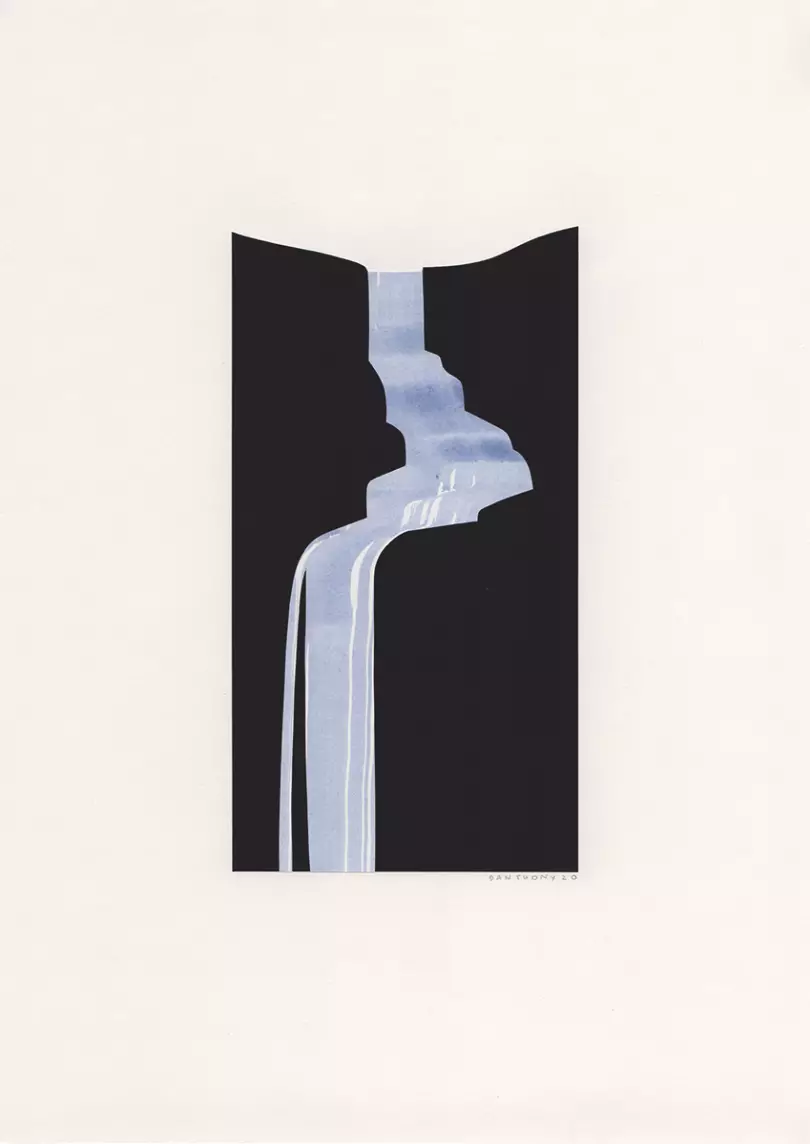 Thomas Danthony's waterfall collages return in a new limited edition book 495_3