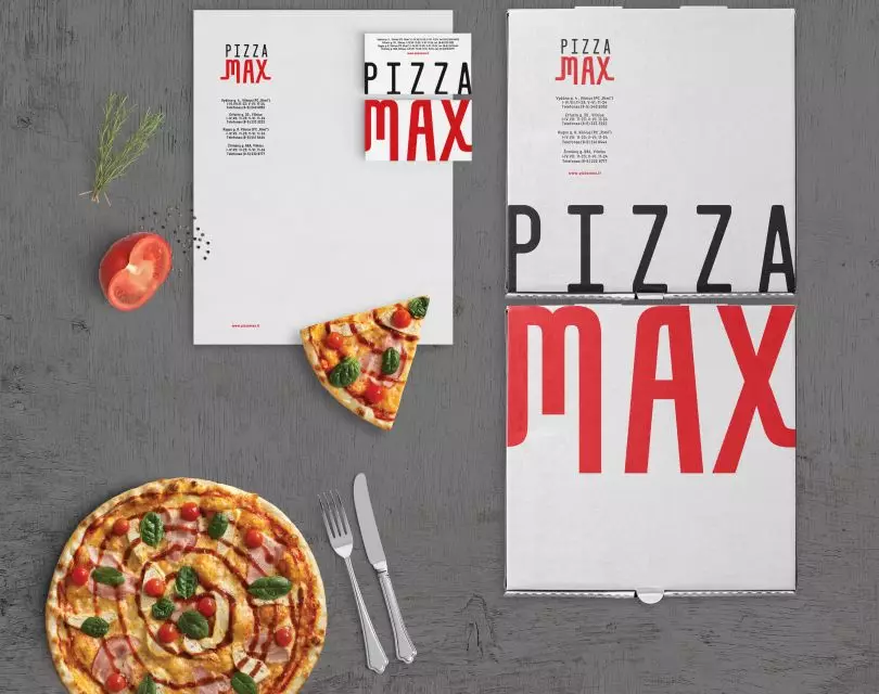 Rebranding Pizzamax firmy Salvita Bingelyte. Zwycięzca w kategorii Projektowanie Grafiki i Komunikacji Wizualnej, 2019-2020.
