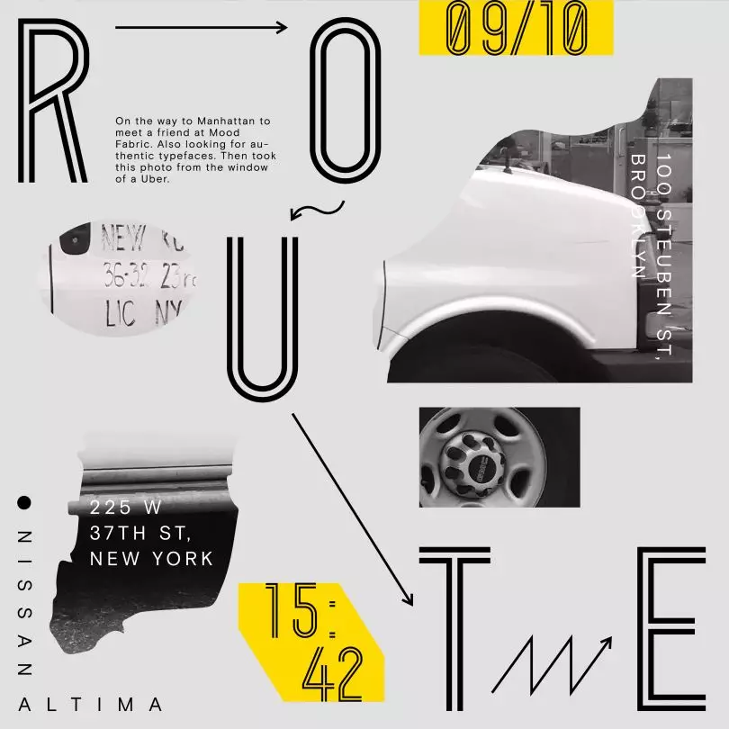 Poster Rute dening Adao Liu. Pemenang ing Kategori Desain Grafis lan Komunikasi Visual, 2019-2020.