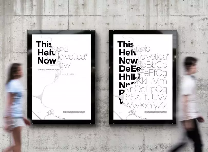 Helvetica Now, med tillstånd av Monotype