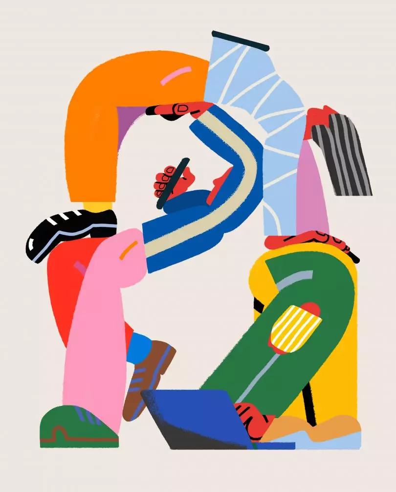 सेबस्टियन क्यूरी के एलए-रंगीन, आशावादी चरित्र जो हमारे जीवन में कुछ धूप डालते हैं 5128_1