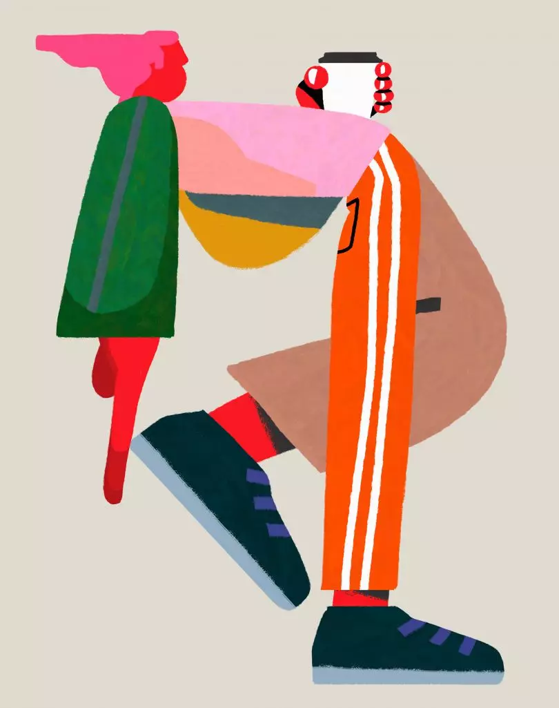 Sebastiano Curi Los Andželo spalvingi, optimistiški personažai, įkvepiantys saulės šviesos į mūsų gyvenimą 5128_3