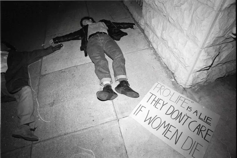 Phyllis Christopher, asina zita Mufananidzo kubva kuWomen's Actup Contingent Protest paFirst Baptist Church, San Francisco, 1990.