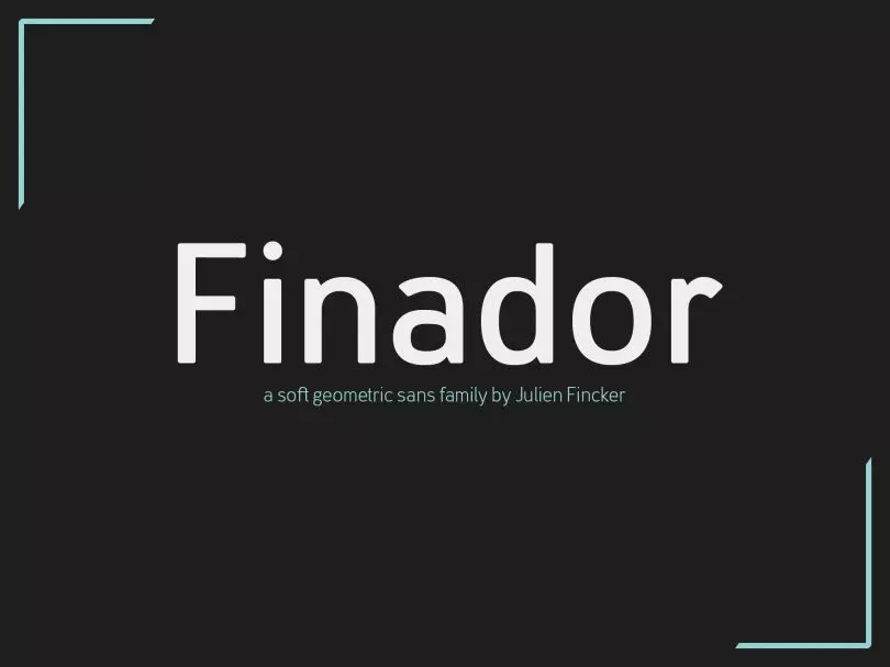 Finador：Julien Fincker 的最新字体系列现代、柔和、几何 5191_2