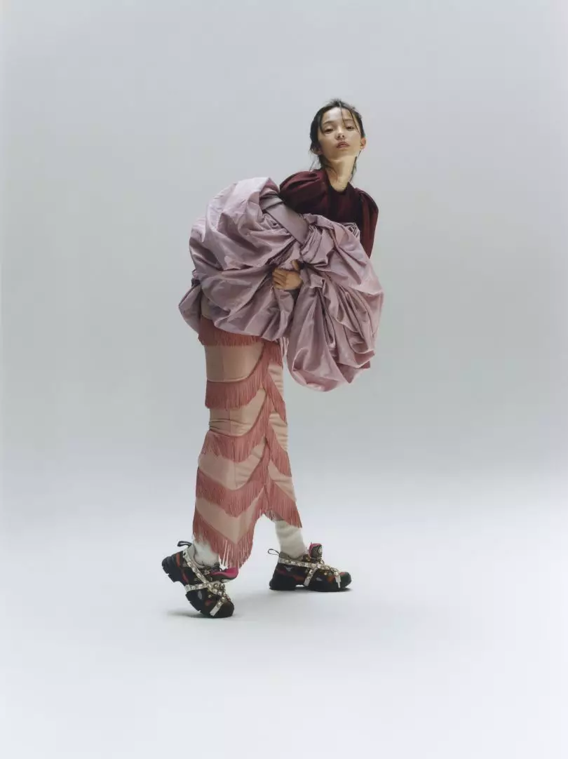 i-D Japan Sonbahar 2018 için Xiao Wen © Hanna Moon