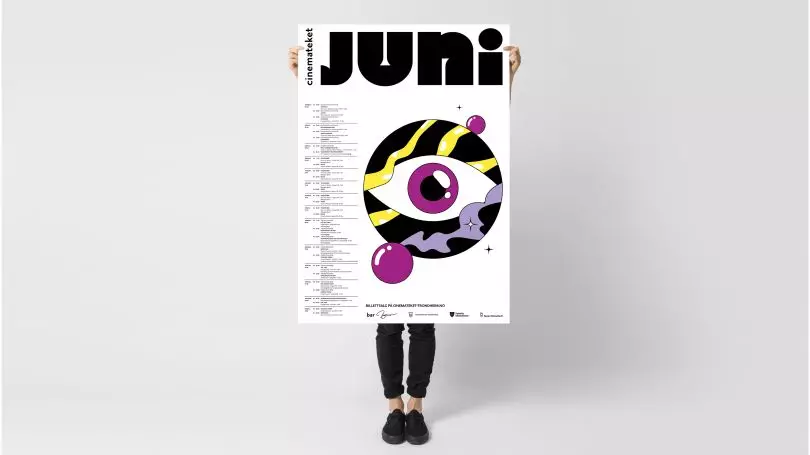 Hugmuns Acid-Trip-Posterserie für das Veranstaltungsprogramm eines norwegischen Arthouse-Kinos 5258_7