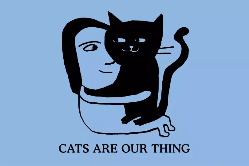 Paul Davis မှ တာဝန်ပေးအပ်ထားသော Cat Person အမှတ်တံဆိပ် အမှတ်အသား