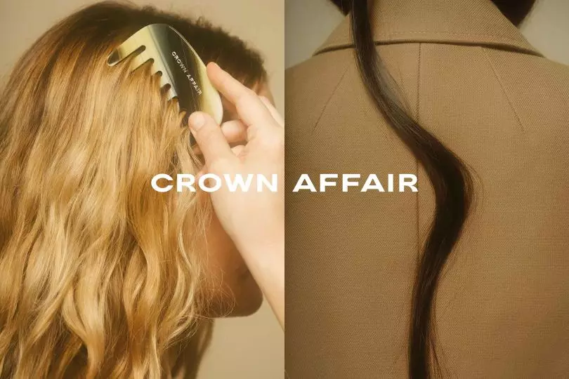 La nouvelle identité de Placeholder pour Crown Affair qui espère faire du soin des cheveux un 