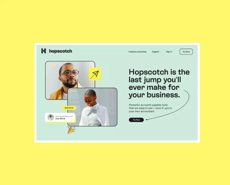 A Hopscotch szórakoztató és könnyen megközelíthető márkarendszerrel segíti a kisvállalkozásokat, hogy kihagyják a BS-t