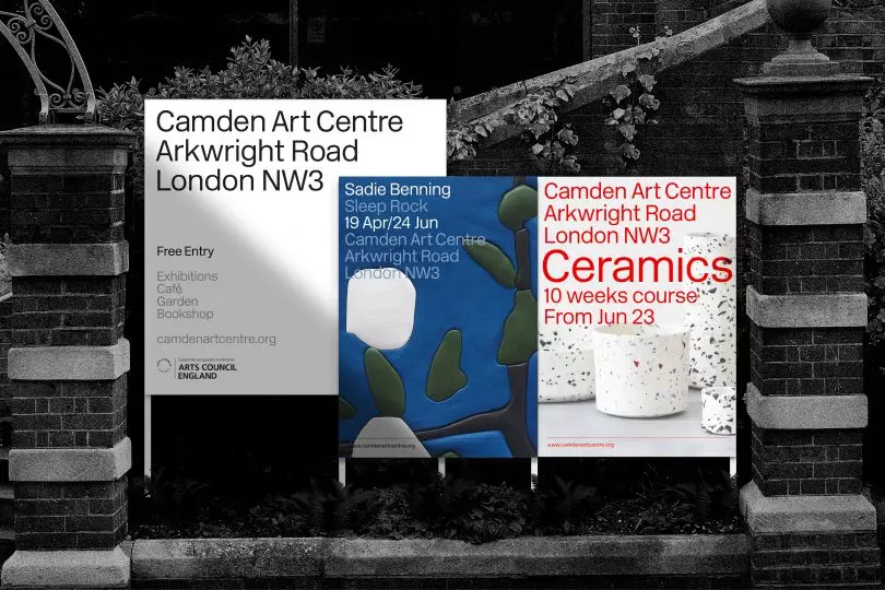 Camden Art Center සඳහා Pentagram හි නව අනන්‍යතාවය එහි උරුමය සහ දේශීය වැදගත්කම සමරයි 5353_9