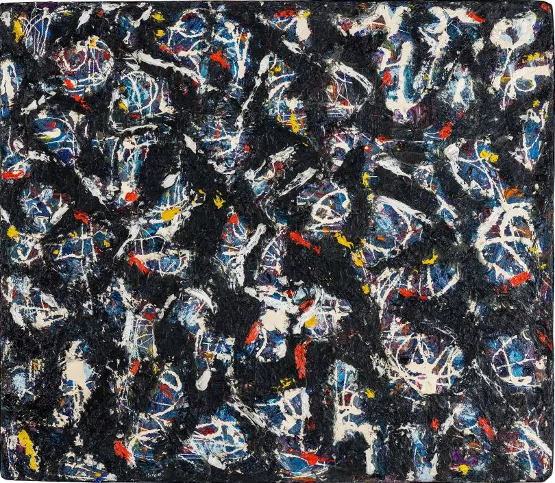 Abstrakt No. 2 (1947), IVAM Mərkəzi, İspaniya. © Pollock-Krasner Fondu. Şəkili IVAM təqdim edib.