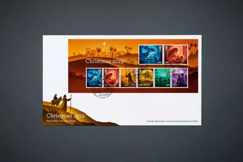 Royal Mail, Charlie Smith Design tarafından tasarlanan 2019 Noel pullarını tanıttı 5486_3