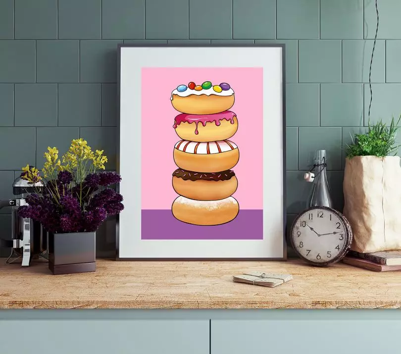 Mouth-watering illustrations of indulgent food dripping in 1980s vibes and nostalgia 5506_4