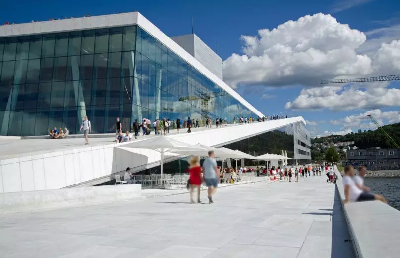 Tŷ Opera Oslo, trwy garedigrwydd Adobe Stock