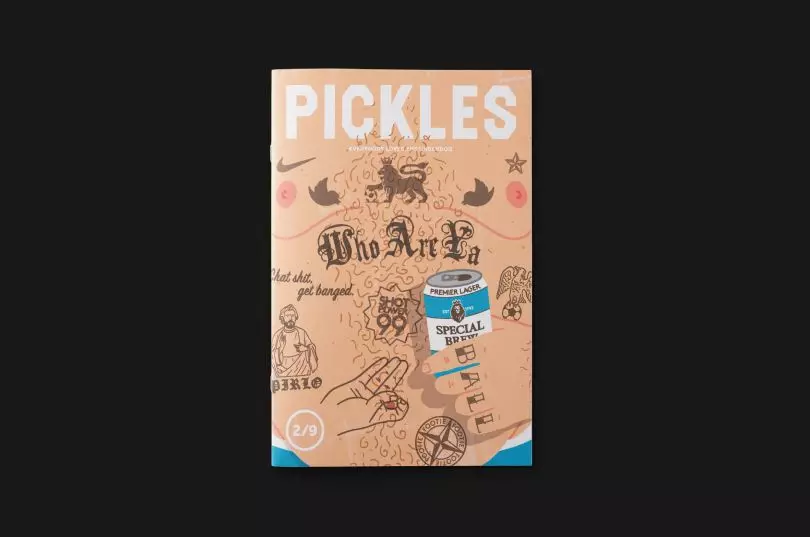 “Indie” futbol zine “Pickles” syýasaty öňe sürýär 5624_1