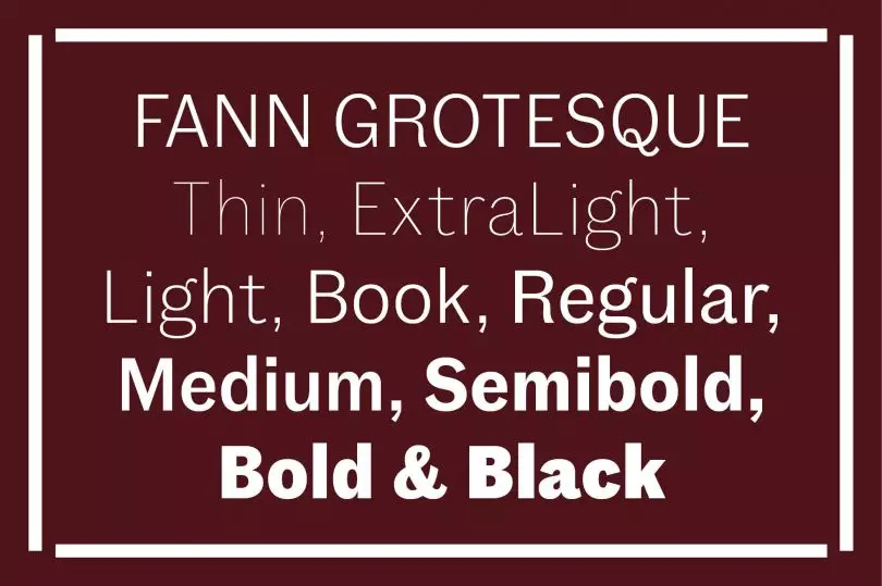 Fann Grotesque ta' Colophon