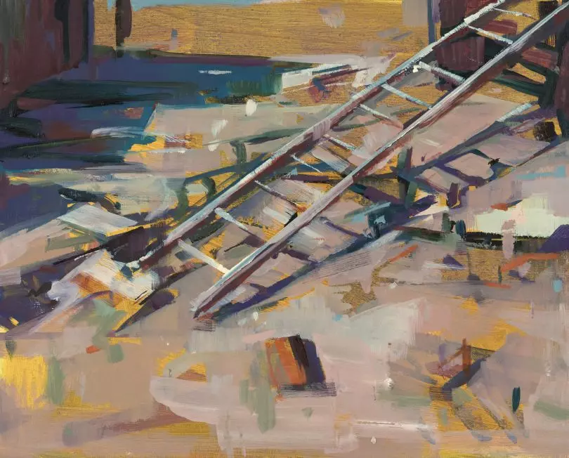 लिङ सीढी, २०x२५ सेमी। © क्याथरिन ले हार्डी