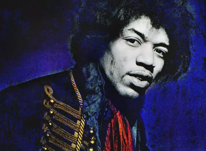 Gered Mankowitz, Jimi Hendrix, Londýn 1967, tisk typu C, 50,8 x 61 cm, © Gered Mankowitz | Ikonické obrázky