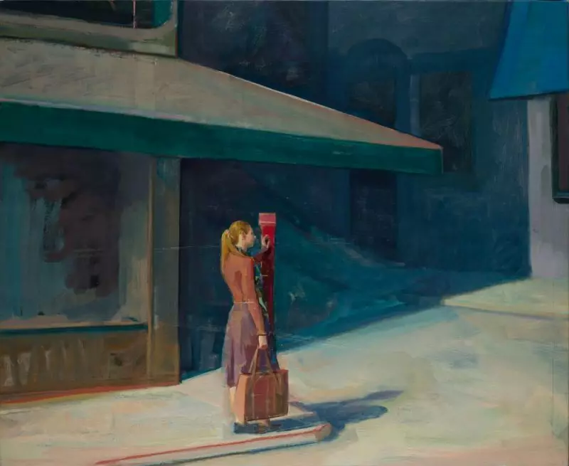 Hiroshi Sato's latest paintings show a quieter San Francisco as people avoid the city during Covid-19