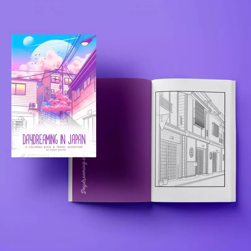 Sognare ad occhi aperti in Giappone: un libro da colorare ispirato alle strade del Giappone 5947_2