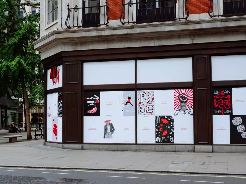 يساعد خريجو تصميم الجرافيك في تزيين متجر H&M الجديد في لندن حيث يفتح بعد الإغلاق 5963_11