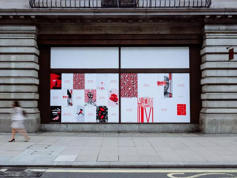 Grafikai tervezéssel végzett hallgatók segítenek felöltöztetni a H&M új londoni üzletét, amint az a bezárás után megnyílik 5963_12