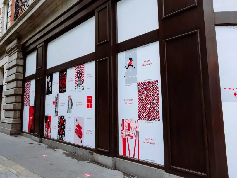 يساعد خريجو تصميم الجرافيك في تزيين متجر H&M الجديد في لندن حيث يفتح بعد الإغلاق 5963_6