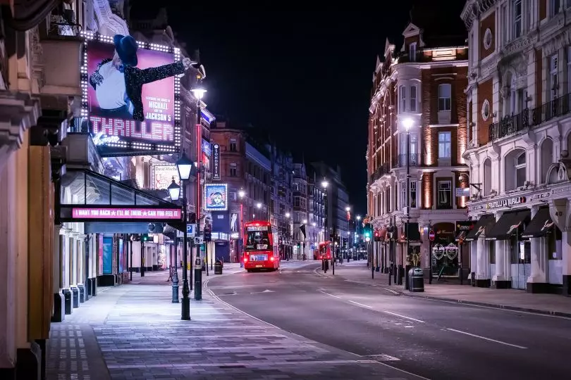 Shaftesbury Avenue, 5. apríl 2020 © Jan Enkelmann