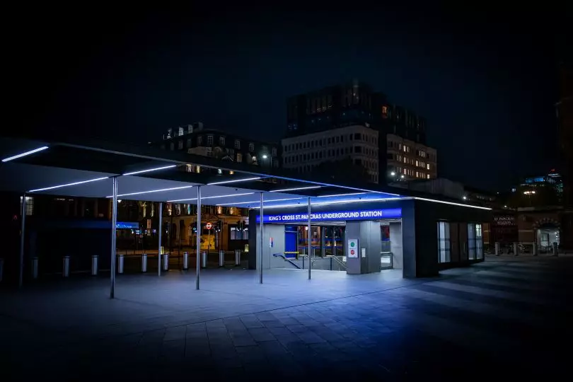 King's Cross St Pancras Underground Station, 20 April 2020 © Jan Enkelmann