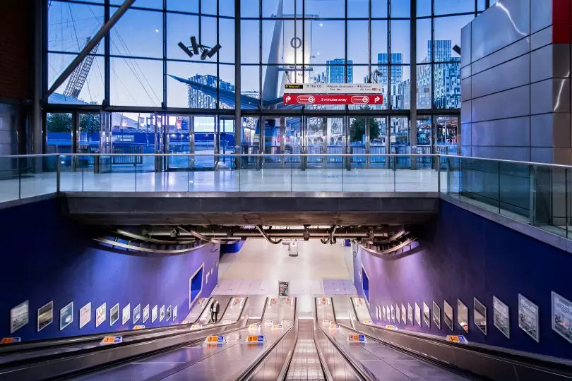 Station de métro North Greenwich, 5 mai 2020 © Jan Enkelmann