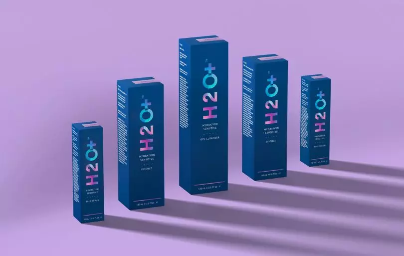 Noise 13's ocean-inspired packaging for H2O+ hopes to 'sail above' other skincare products 6026_8